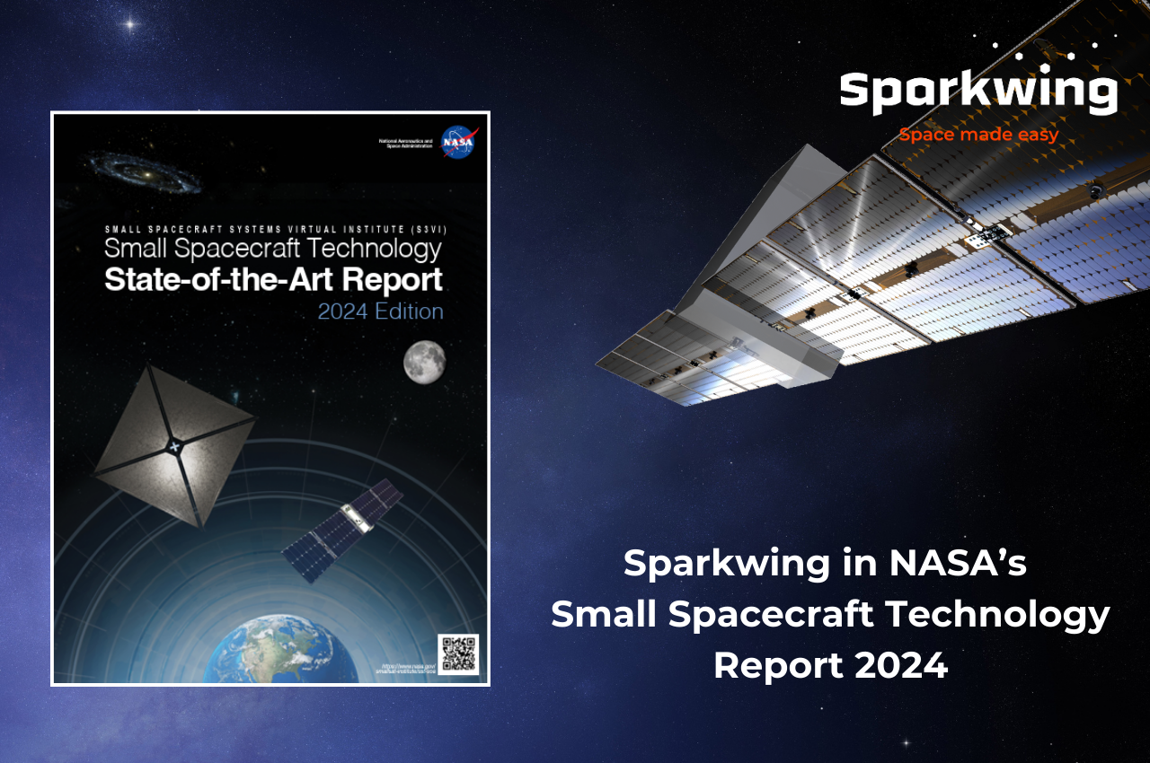 Sparkwing in NASA’s Small Spacecraft Technology Report 2024 - Sparkwing
