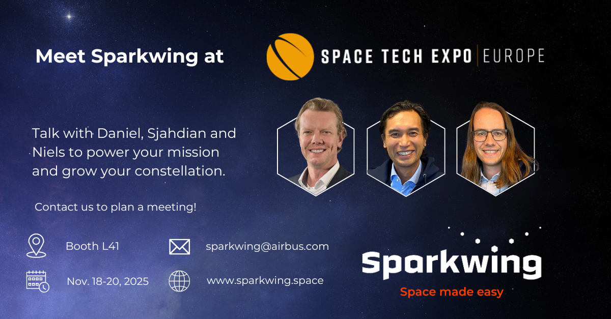 Meet Sparkwing at Space Tech Expo Europe 2025 - Sparkwing